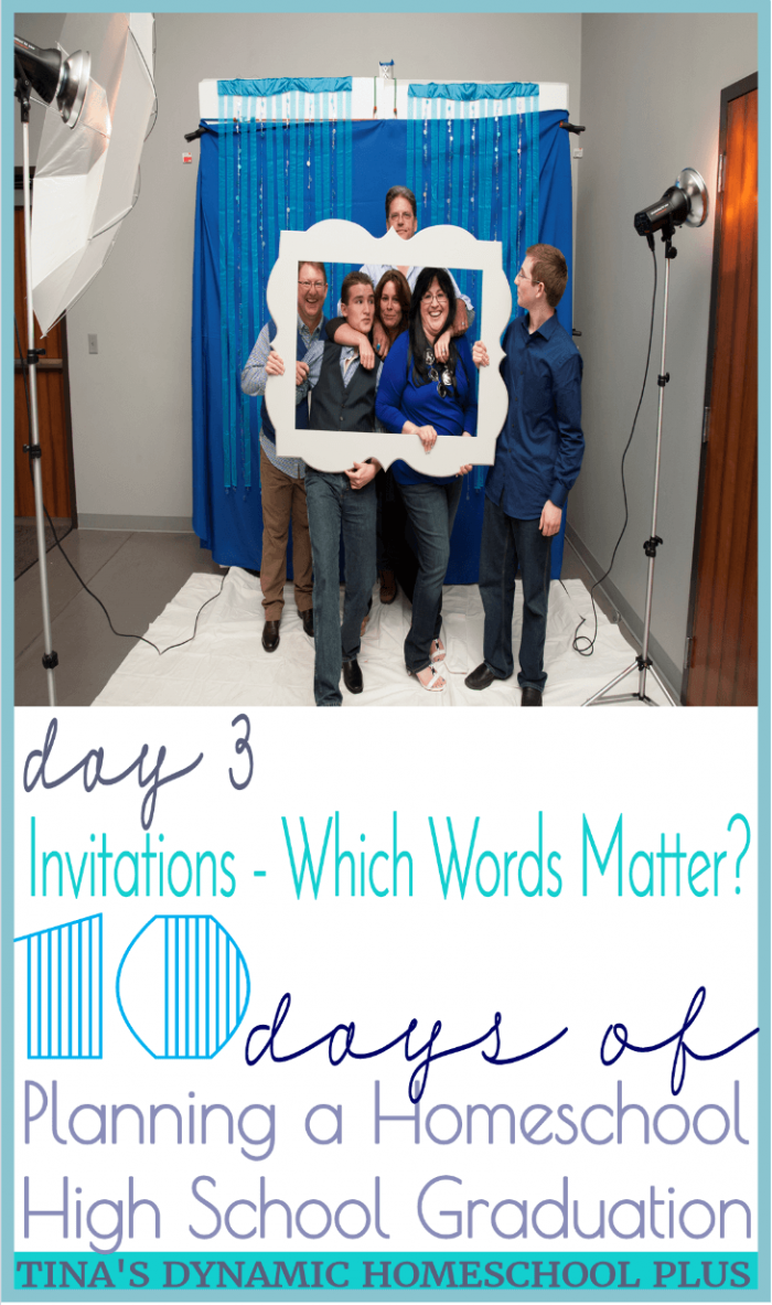 High School Homeschool Graduation Invitations Day 3 of 10 Days Planning ...