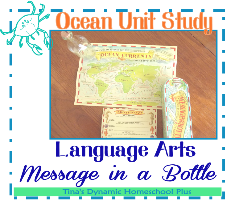 Ocean Unit Study Language Arts: Message in a Bottle