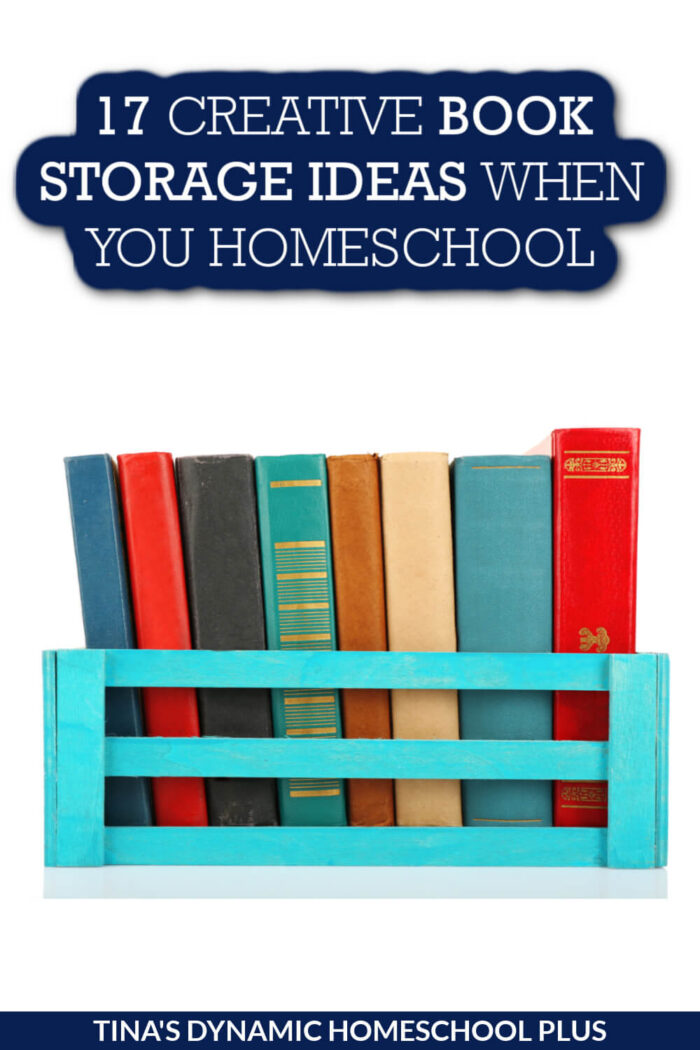 17 Creative Book Storage Ideas When You Homeschool