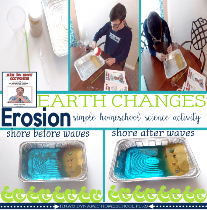 Erosion Hands-on Easy Homeschool Science Activity