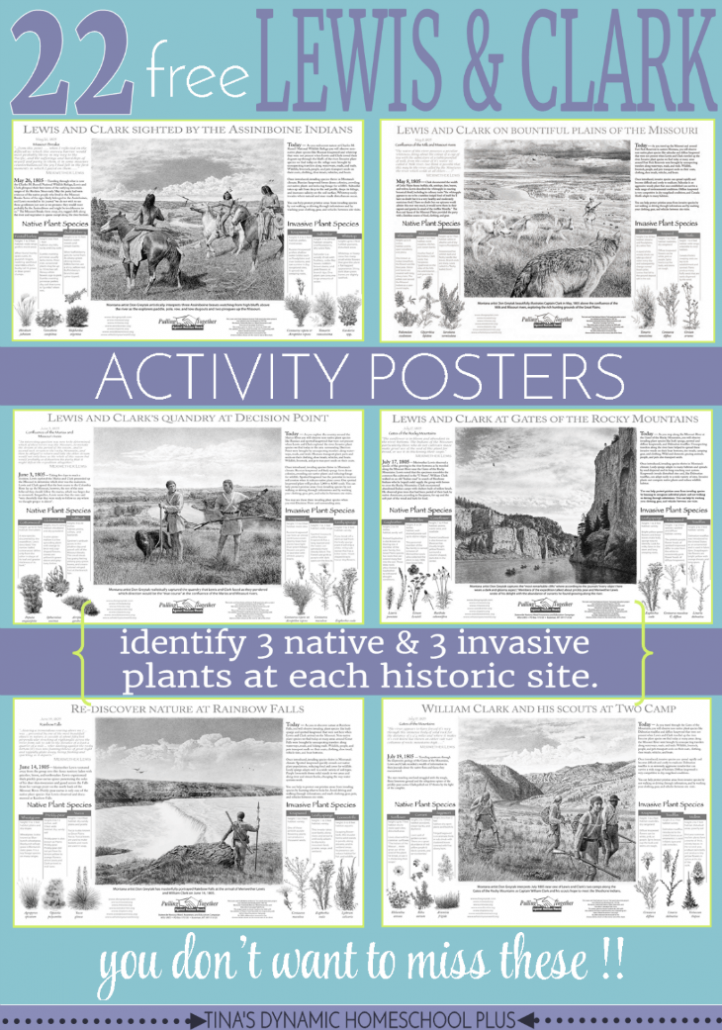 22 Free Lewis & Clark Activity Posters