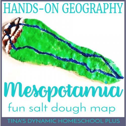 Hands-on Geography Mesopotamia: Fun Salt Dough Map.