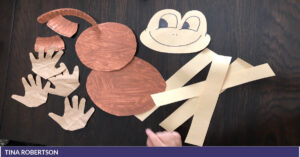 Rainforest Crafts for Kindergarten:Make an Easy Paper Plate Monkey