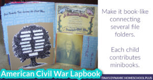 Free Amazing American Civil War Lapbook and Hands-on Unit Study