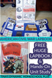 Free Amazing American Civil War Lapbook and Hands-on Unit Study