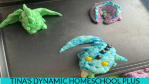 Fun Dragon Unit Study Ideas and Salt Dough Dragon Craft