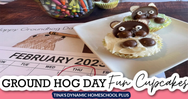 Quick Groundhog Unit Study and Fun Cupcake Activity for Kids