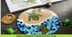 Fun and Easy Mosaic Art Sea Turtle Activity For Kids