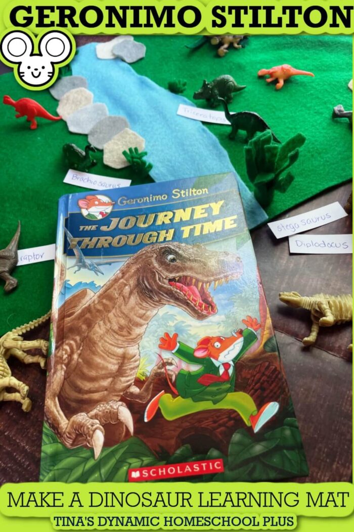 Geronimo Stilton The Journey Through Time Fun Easy No Sew Dinosaur Mat