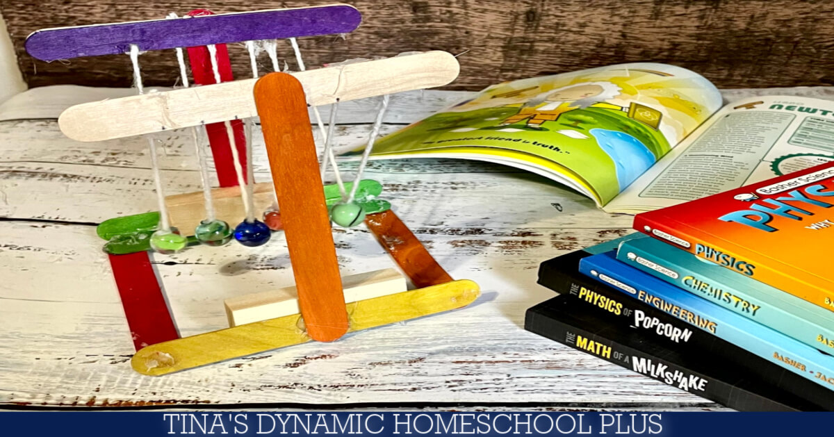 How To Make A Newton's Cradle With Popsicle Sticks | 5 Sir Isaac Newton ...
