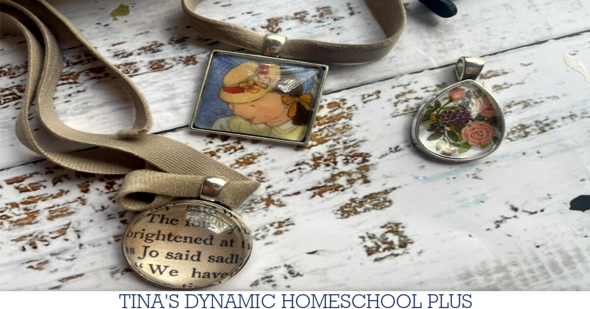 How to Make a Civil War Style Upcycled Necklace | 7 Little Women Book Facts