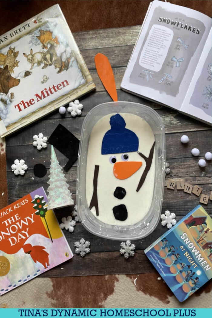 W Is For Winter Craft Easy Snowman Oobleck Activity