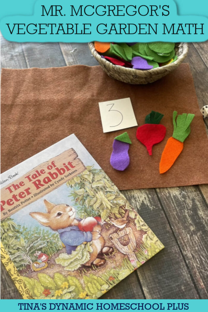 Fun Mr. Mcgregor's Vegetable Garden Simple Frugal Math Activity