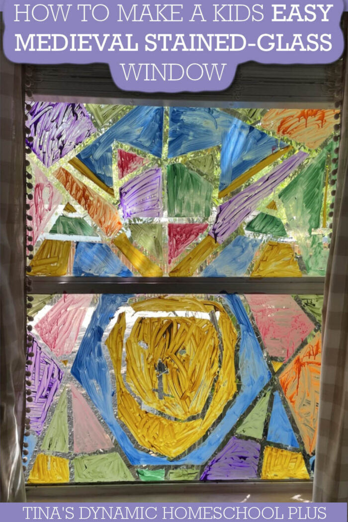 How To Make A Kids Easy Medieval Stained Glass Window