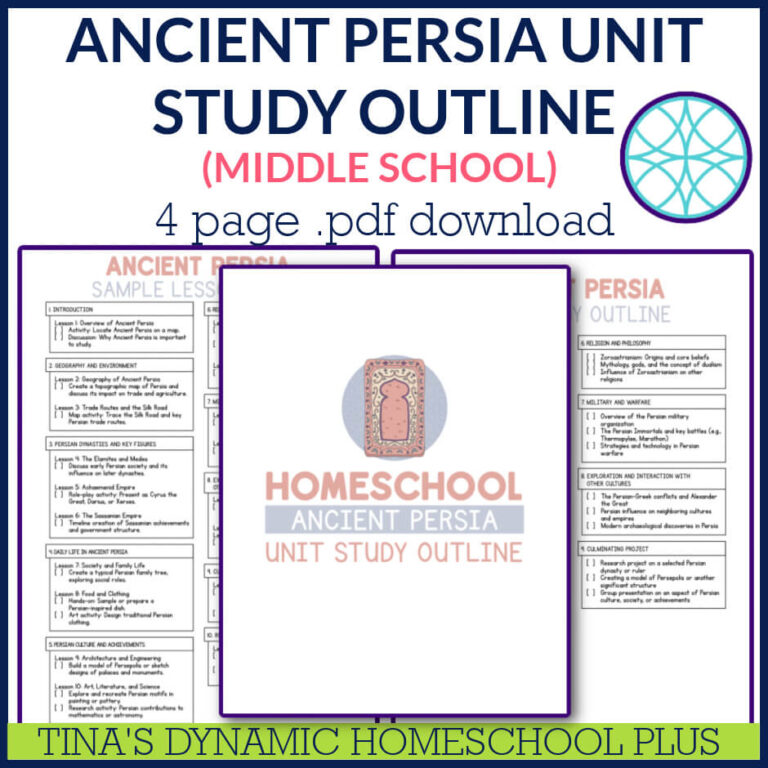Awesome Persian Crafts & Unit Study Outline For Kids Who Love Ancient ...
