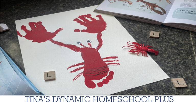 Letter L Handprint Craft | How to Make a Lobster Handprint