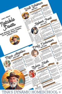 5 Iconic Poets: A Free Poetry Printable to Enhance Your Learning