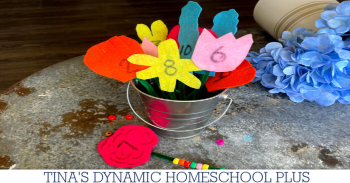 Fun Math Activities for Spring: How to Make Flower Bead Counters