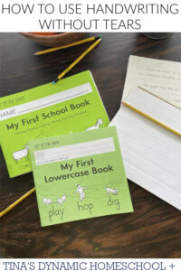 How to Use Handwriting Without Tears Homeschool Multisensory Program