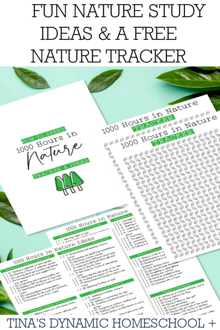 Fun Nature Study Ideas and a Free Nature Tracker