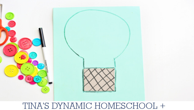Fine Motor Writing Activities | How to Make a Hot Air Balloon Craft