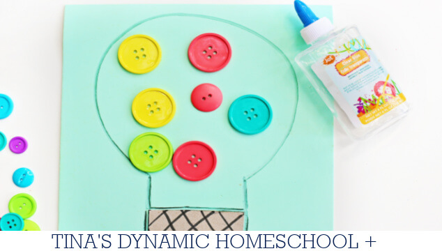 Fine Motor Writing Activities | How to Make a Hot Air Balloon Craft