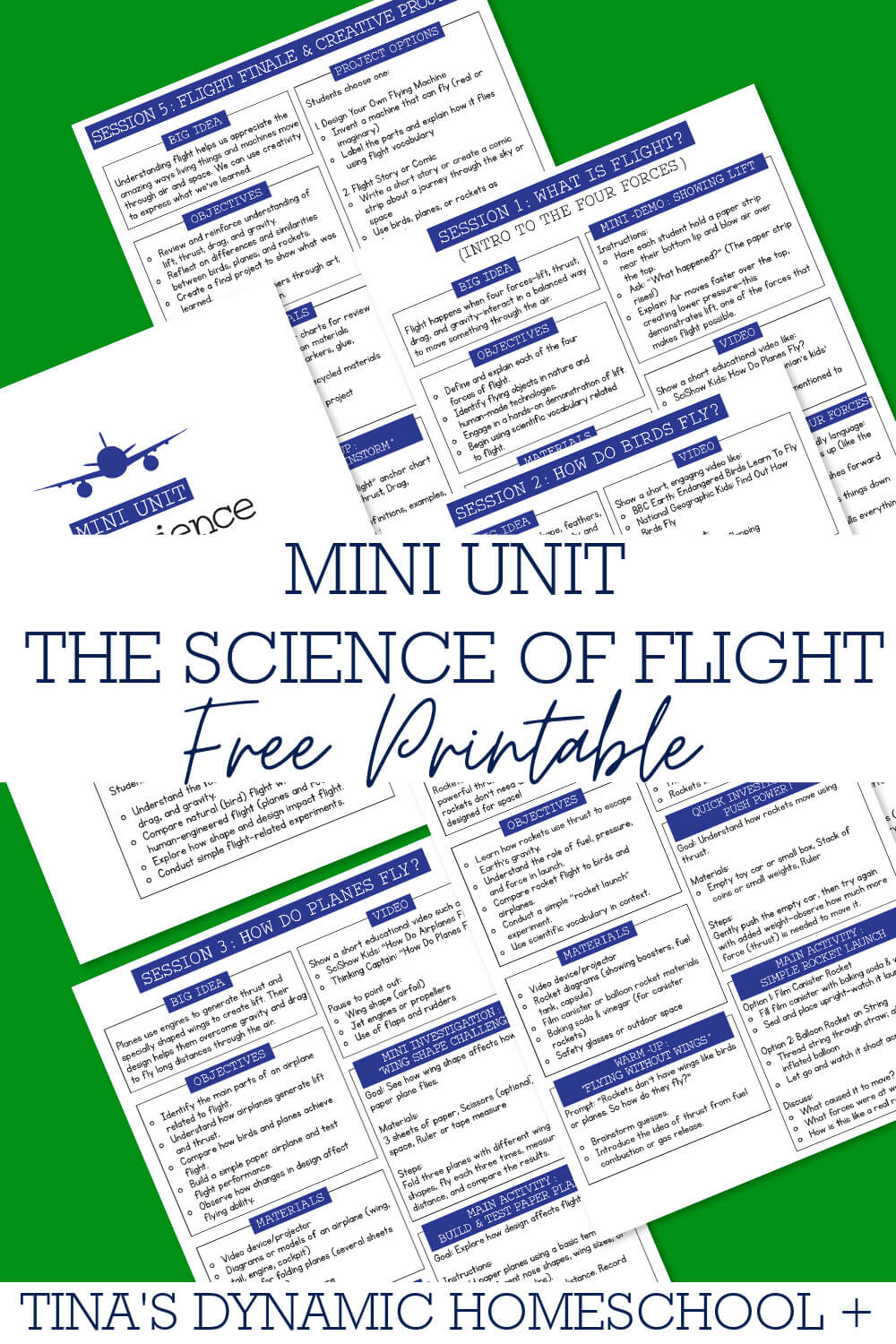 What Makes Things Fly | Free Science Of Flight Printable