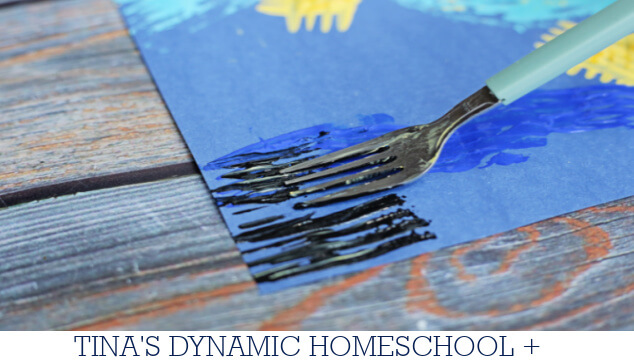 Easy Van Gogh Art Beautiful Starry Night Fork Painting