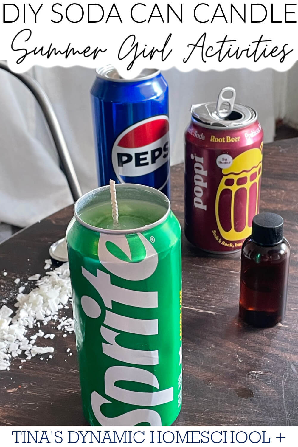 Fun Summer Girl Activities And How To Make A Soda Can Candle