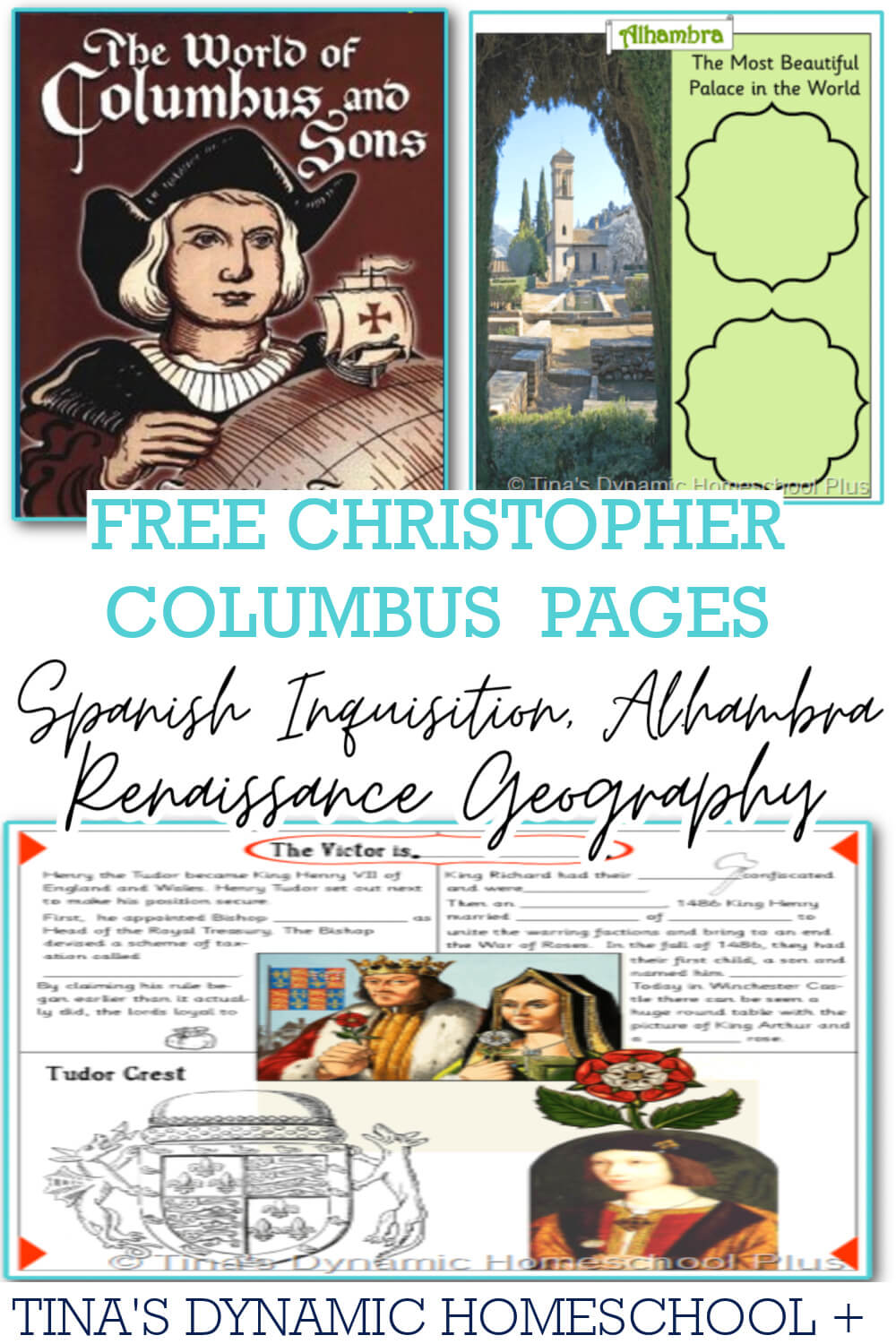 5 Days of Learning Printables:The World of Columbus and Sons