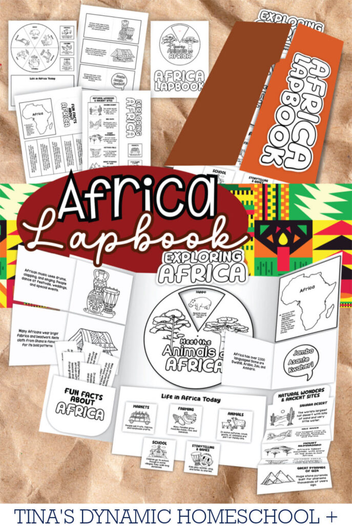 Free Africa Lapbook for Kids Who Love Hands-on History