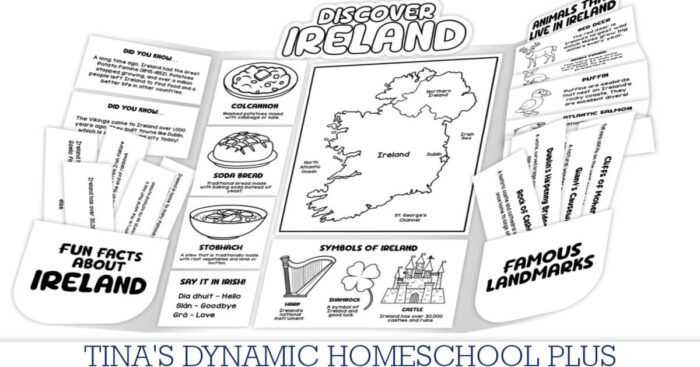 Free Ireland Lapbook For Kids Who Love Hands-On Learning
