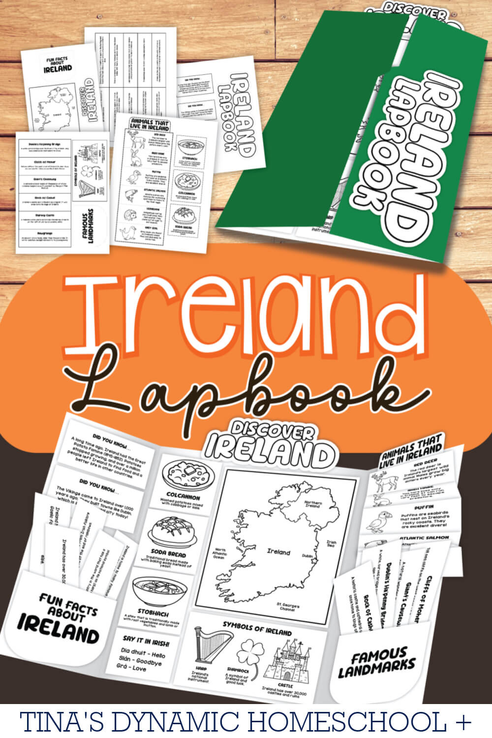 Free Ireland Lapbook For Kids Who Love Hands-On Learning