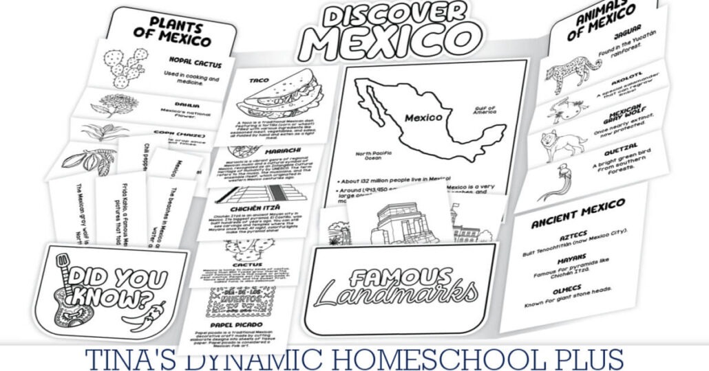 Free Lapbook Mexico For Kids Who Love Hands-On Learning