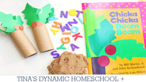 How To Make A Chicka Chicka Boom Boom Sensory Bin