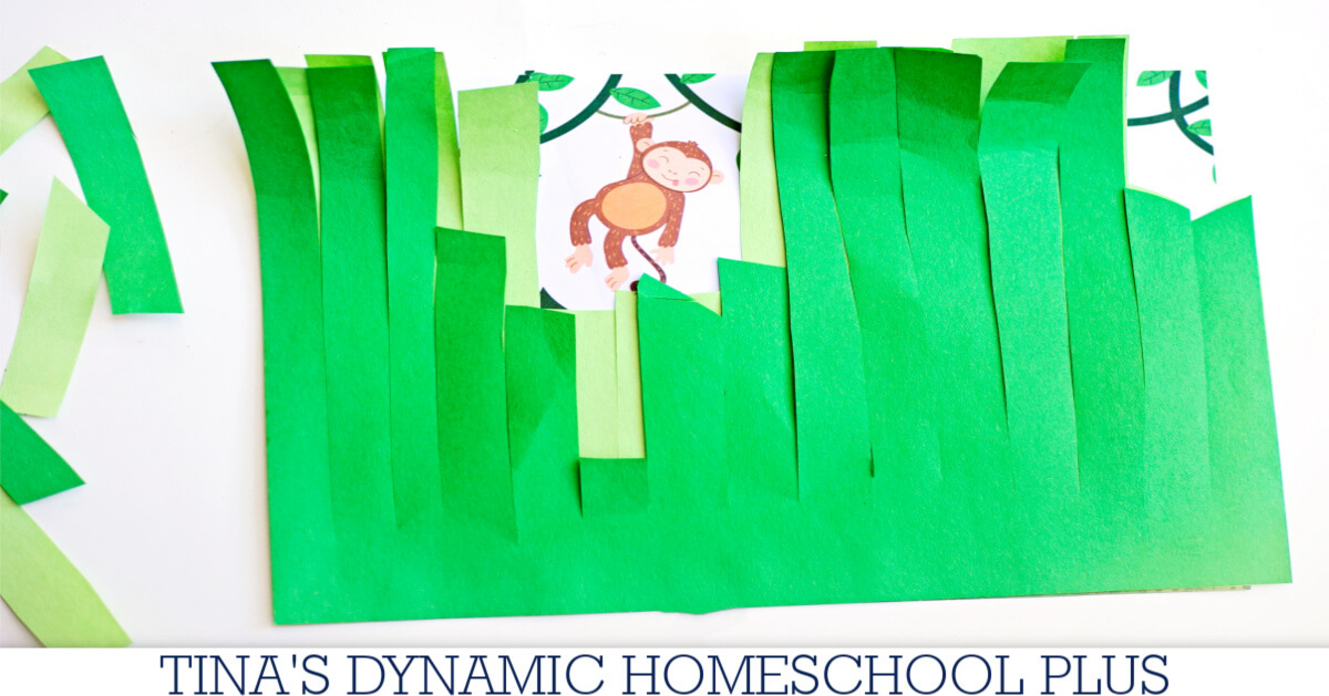 Rainforest Preschool Activities | How to Do a PeekABoo Craft (Free ...