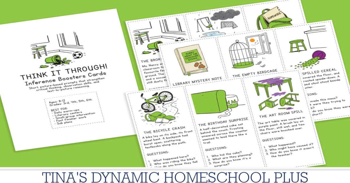 Awesome Features Of Critical Thinking & Free Elementary Inference Cards