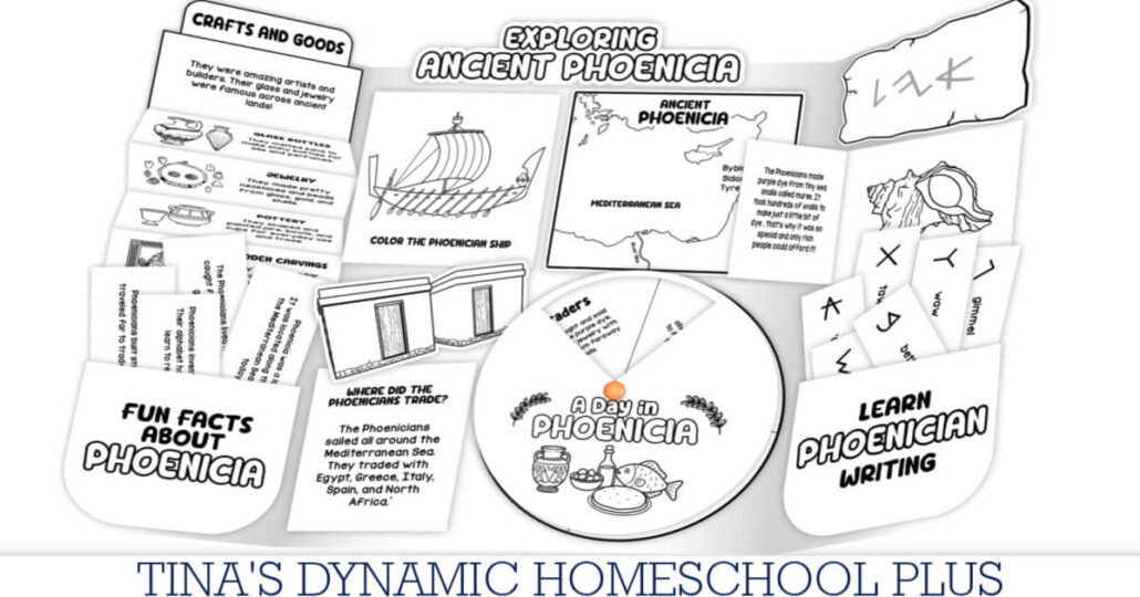 Free Ancient Phoenicia Lapbook For Kids Who Love Hands-on History