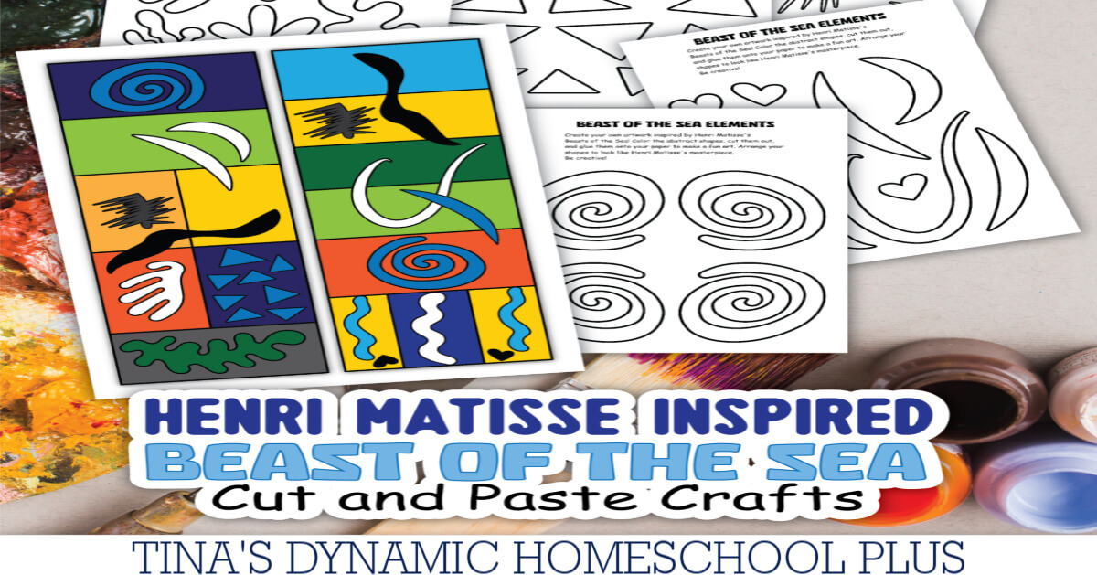 Free Beasts Of The Sea Henri Matisse Coloring Page