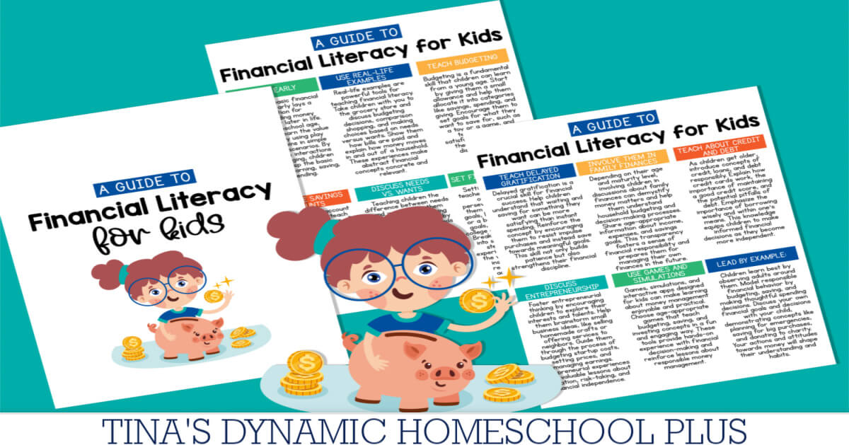 Free Guide: Financial Literacy Lessons And Activities Kids Will Love