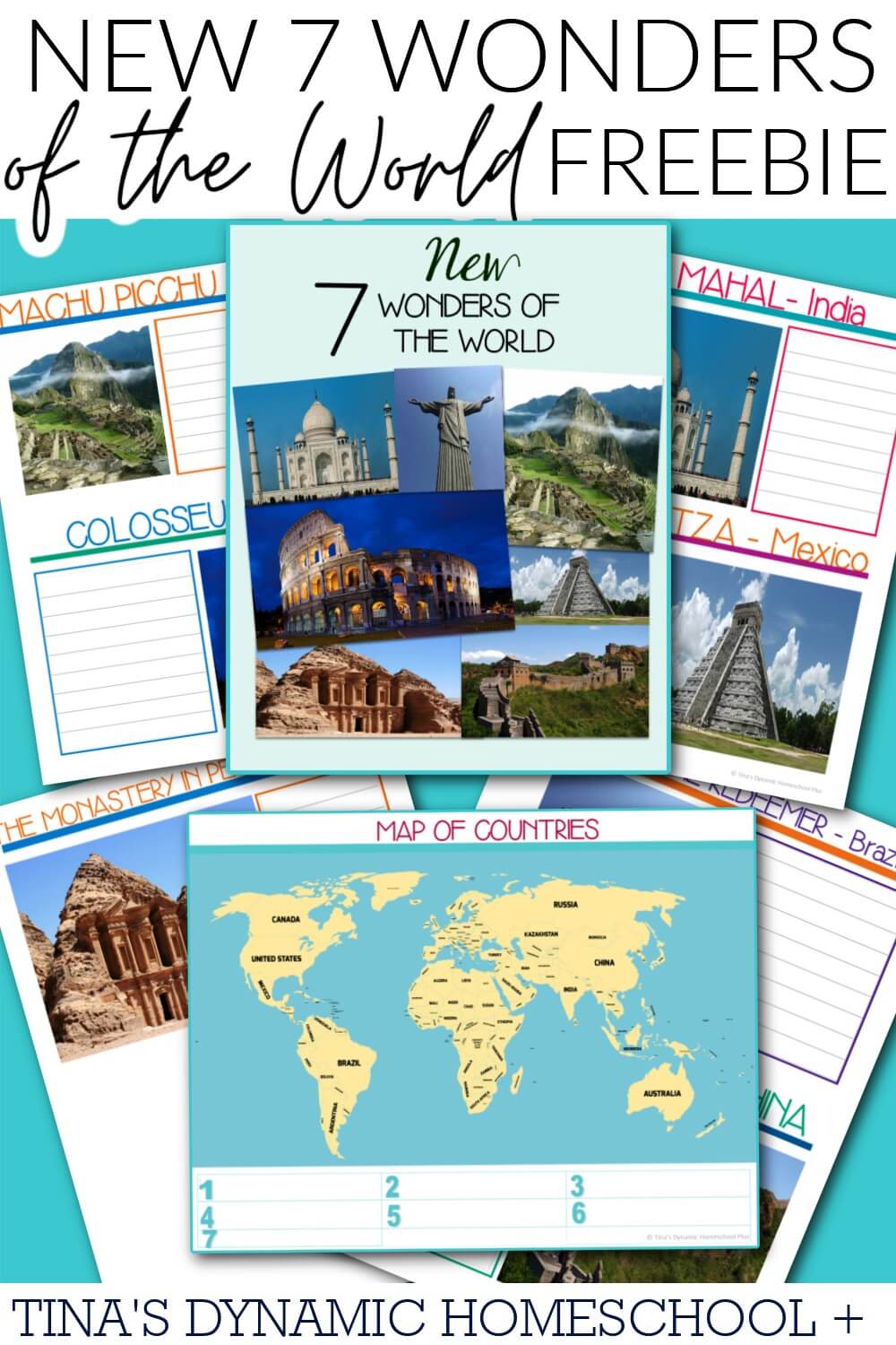 Free The New Seven Wonders of the World Worksheet