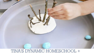 How To Craft A Winter Scene: Forest Playdough Ideas