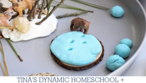 How To Craft A Winter Scene: Forest Playdough Ideas