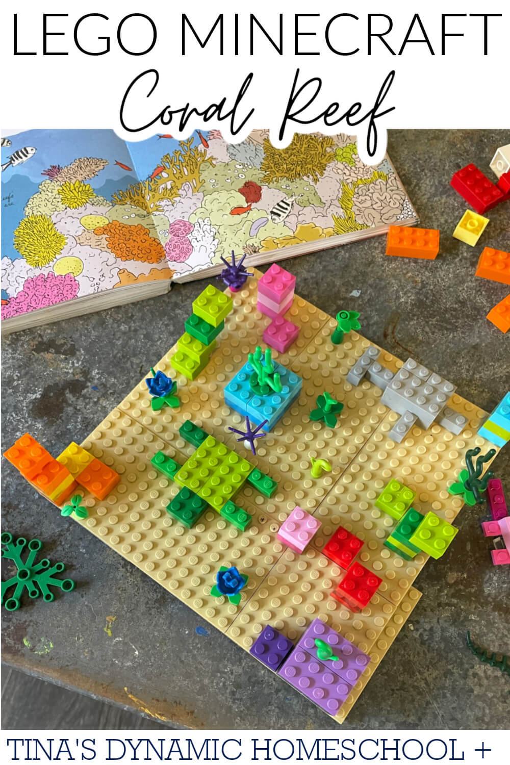 A Splash Of Fun: The Ultimate LEGO Minecraft Coral Reef