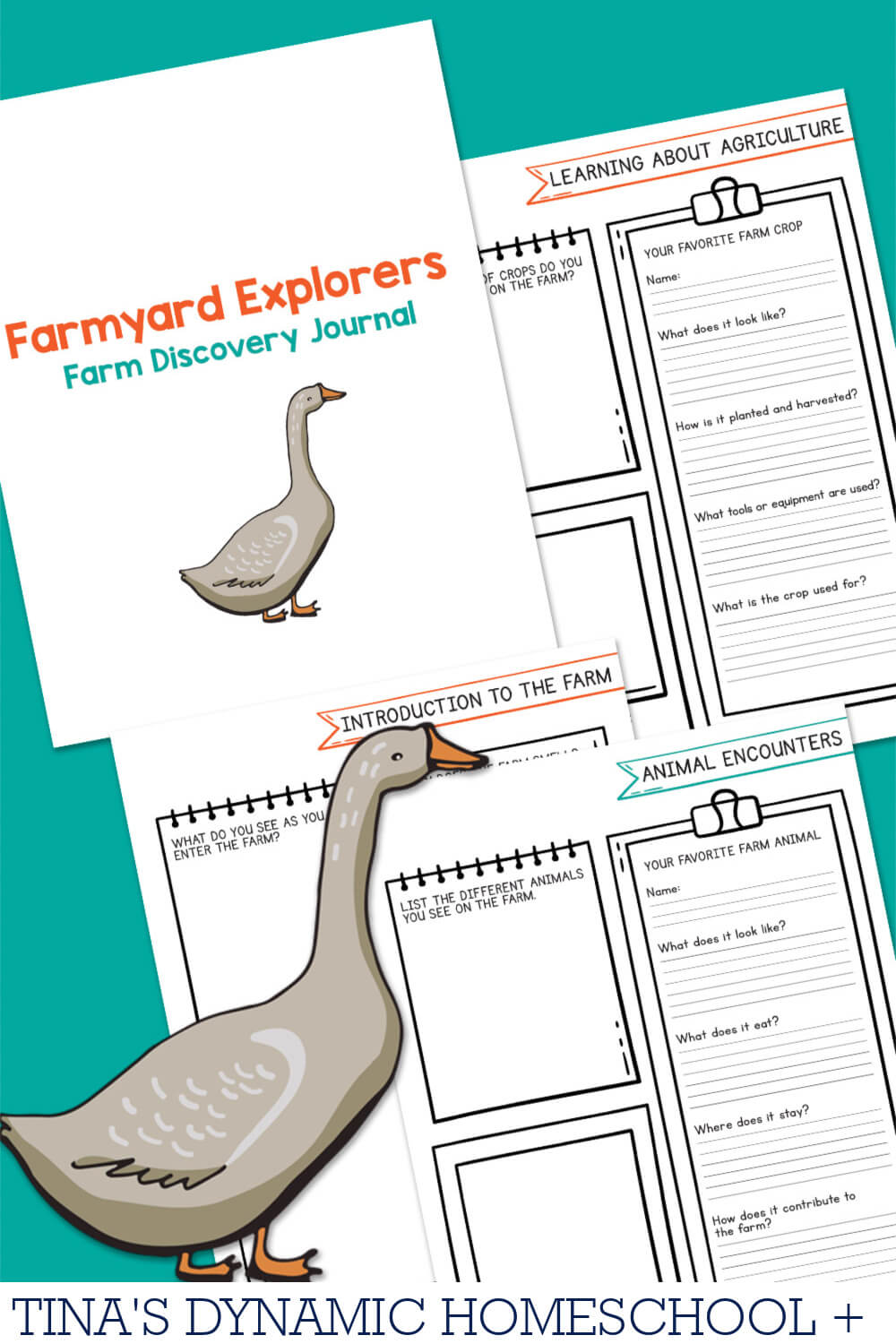 Free Journal For Farm Loving Kids & Learning Farm Activities