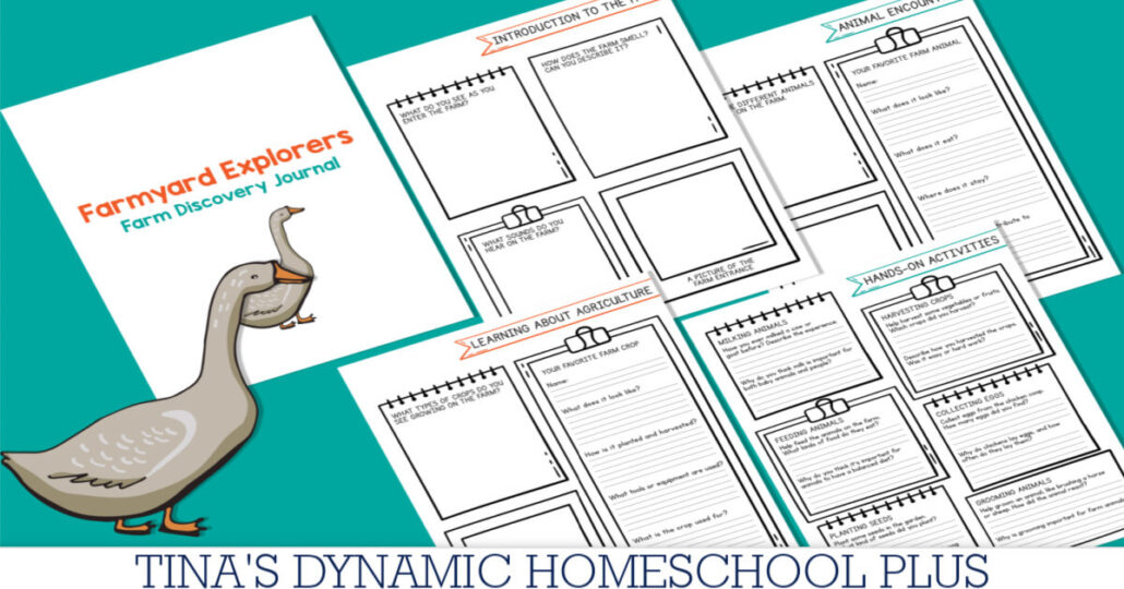 Free Journal For Farm Loving Kids & Learning Farm Activities