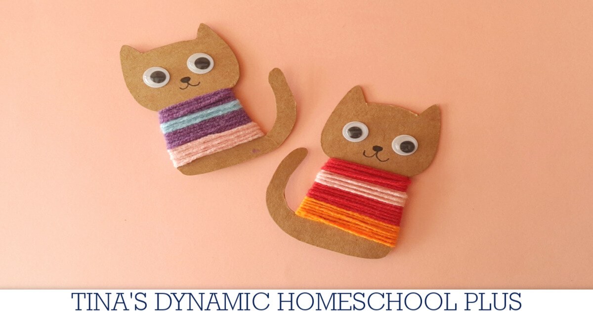 Fun Yarn Crafts And How To Make A Yarn Wrapped Cat