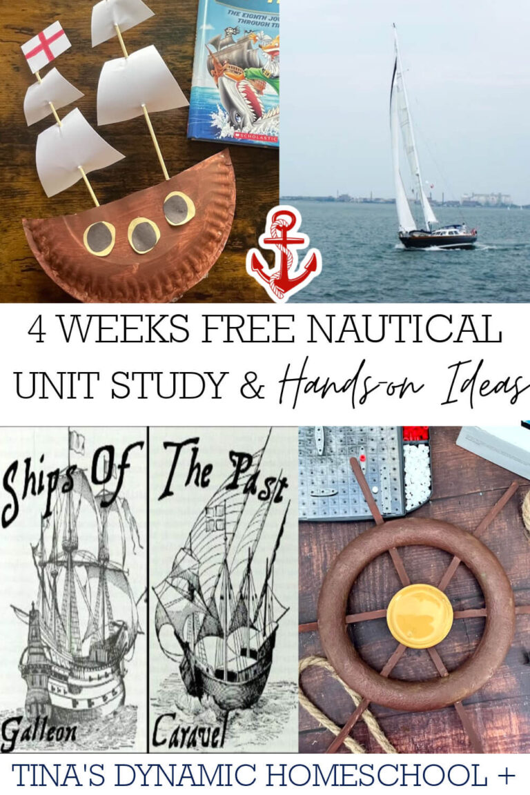 4 Weeks Free Nautical Unit Study & Best Hands-on Ideas