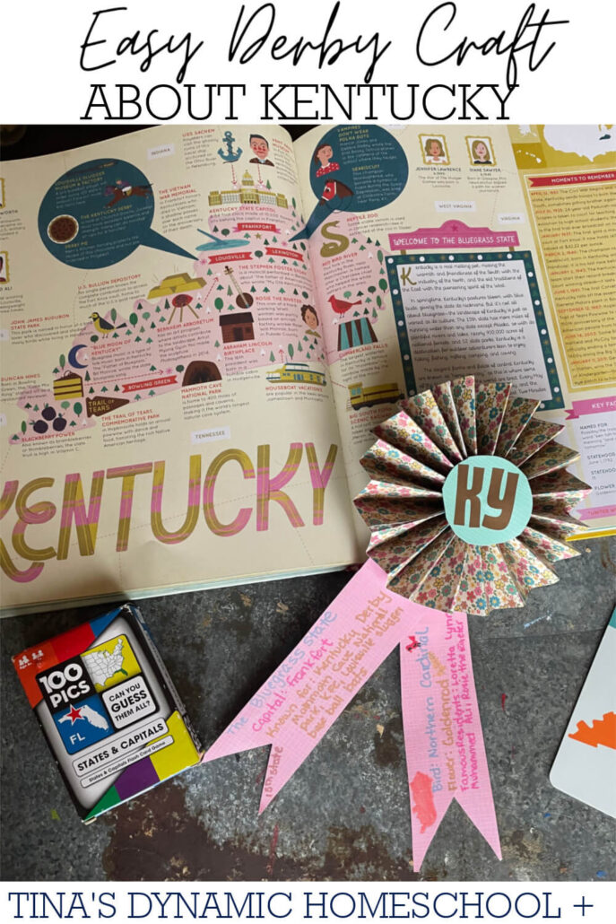 American History That Starts With K For Kentucky & Easy Derby Craft