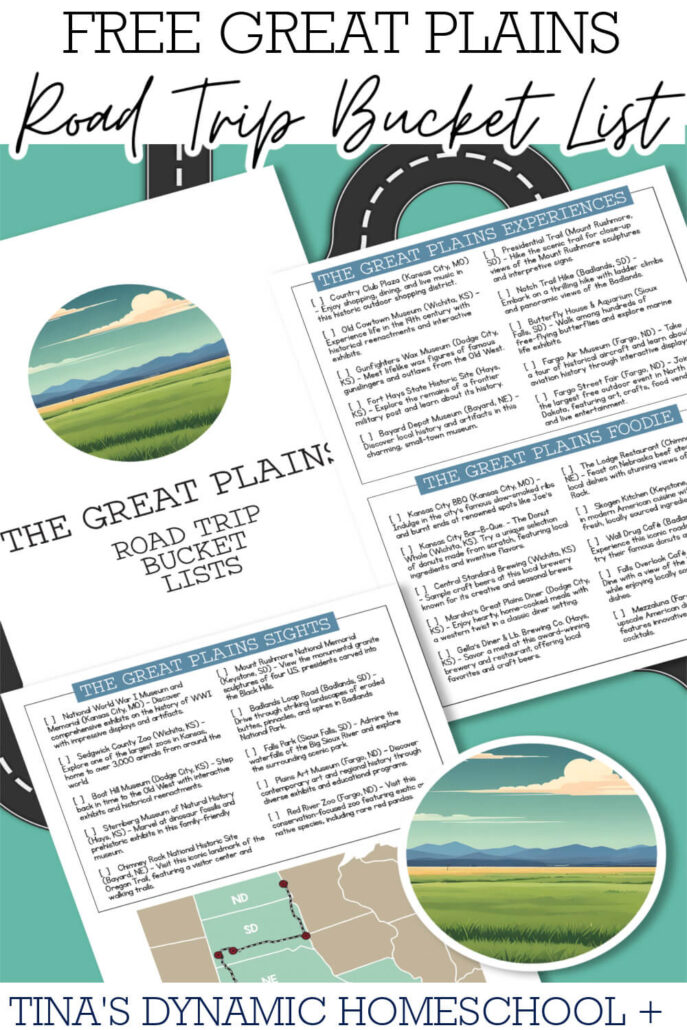 Fun Ways To Teach Geography & Free Great Plains Bucket List